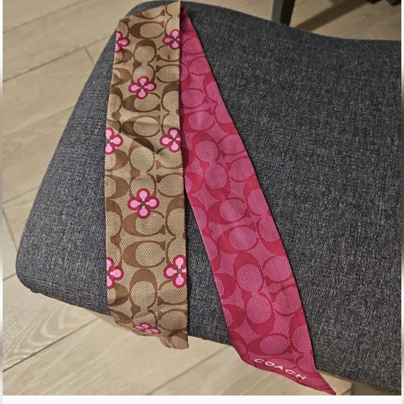 Coach | Bags | Coach Scarf For Your Bag Or Hair Twilly | Poshmark